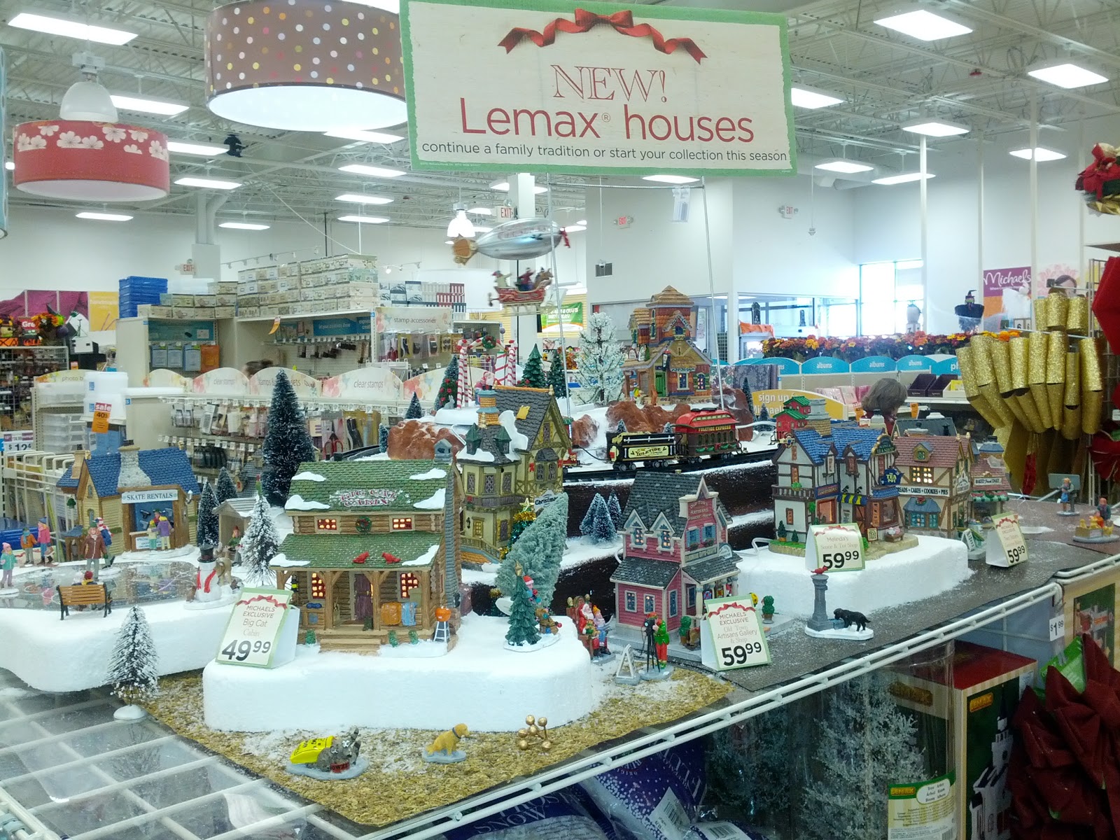 Michael's Lemax Display - 2012