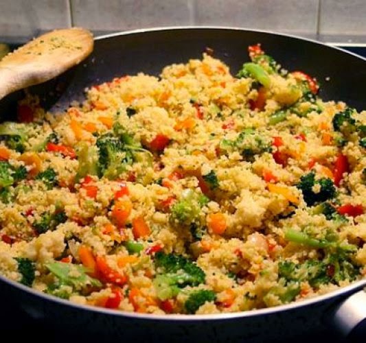 RECETAS: CUSCÚS DE VERDURAS ASADAS