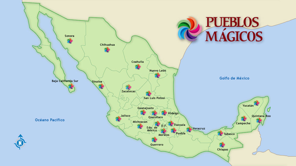 Pueblos Mágicos y sus Colores: Los coloridos pueblos mágicos