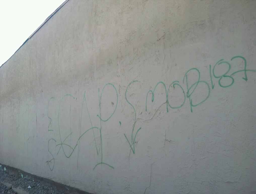 blood piru brims gangs graffiti: 2016