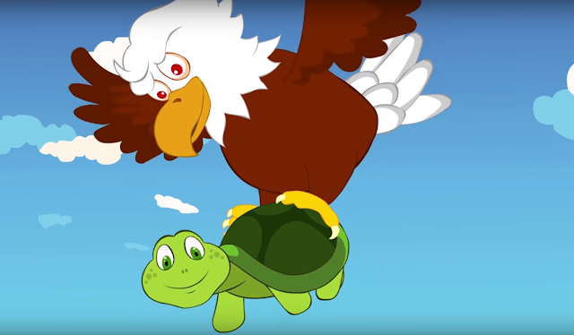 THE TORTOISE AND THE EAGLE - KIDS STORIES