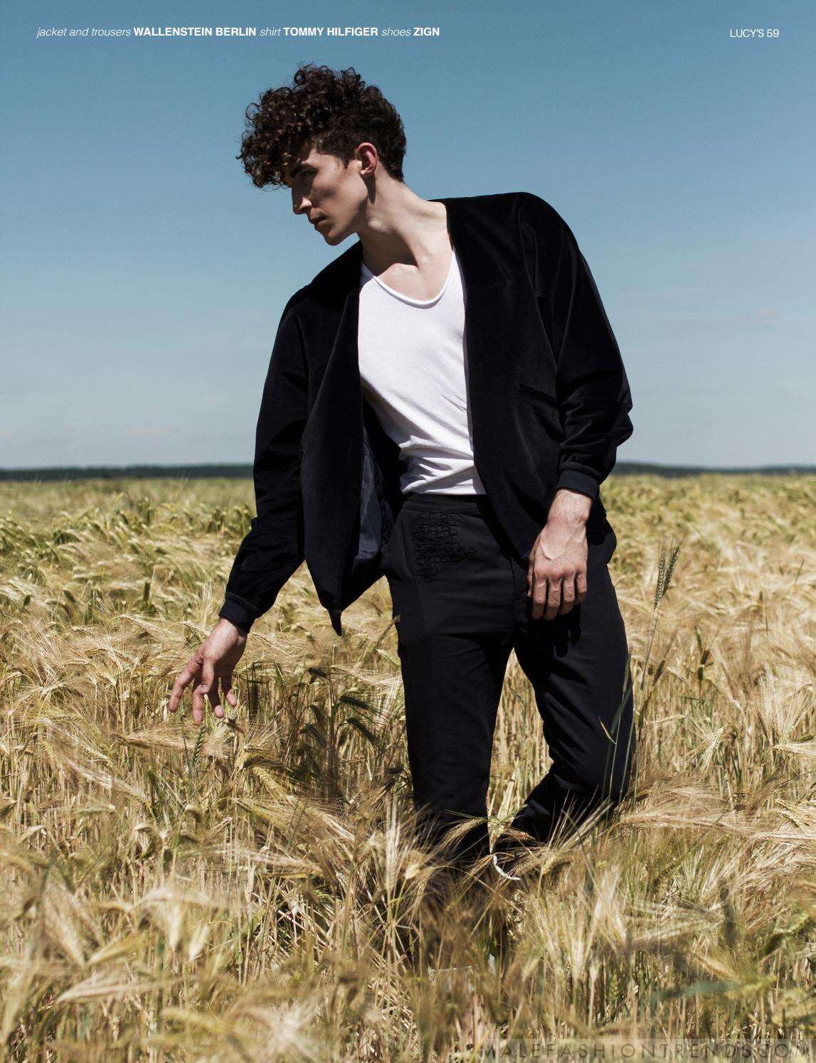 Simon Tönnessen para LUCY's Magazine por Prissilya Junewin