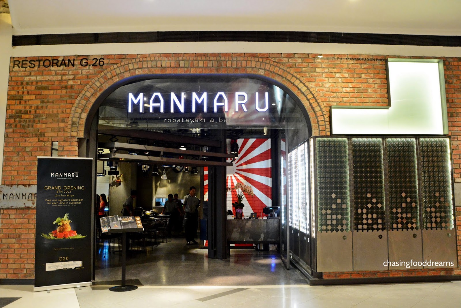 CHASING FOOD DREAMS: Manmaru Robatayaki & Bar @ Atria Mall