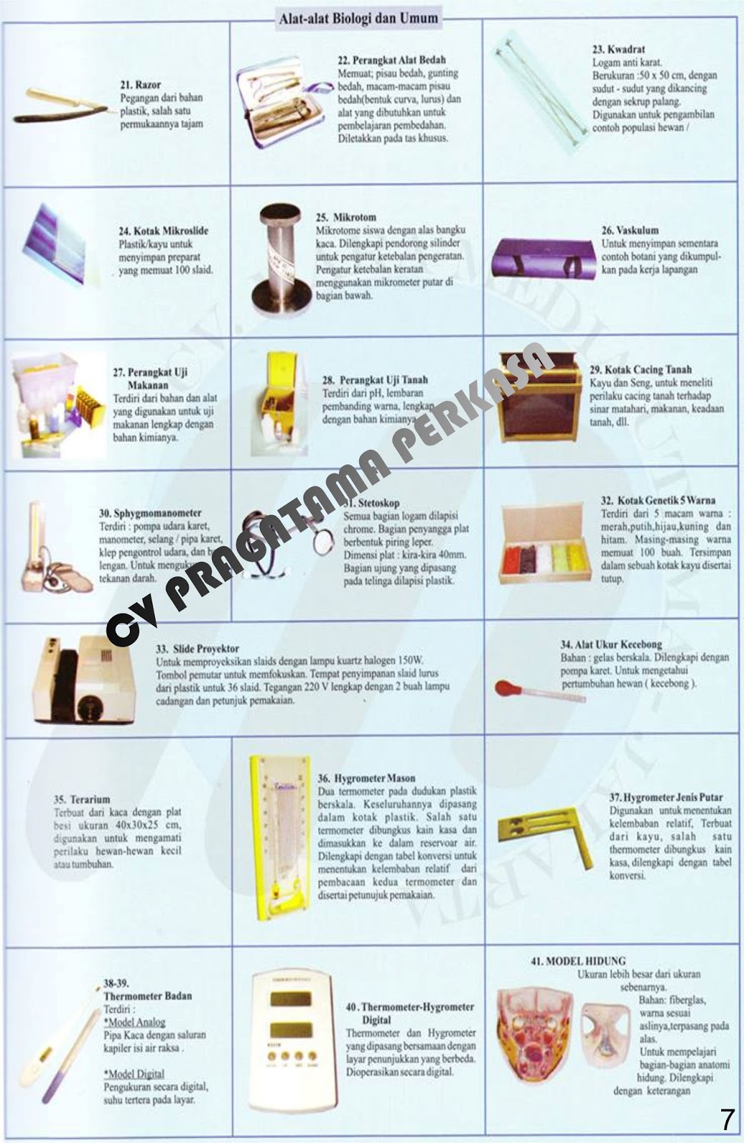 Aneka Peralatan IPA & Laboratorium (Fisika, Biologi, Kimia, Dll ...