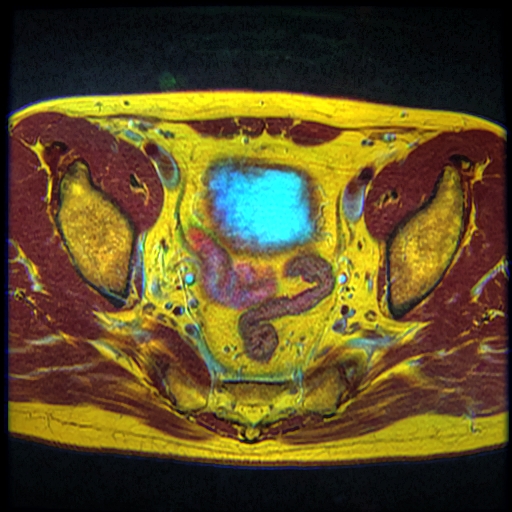 Nevit's blog: Color MRI of male Pelvis
