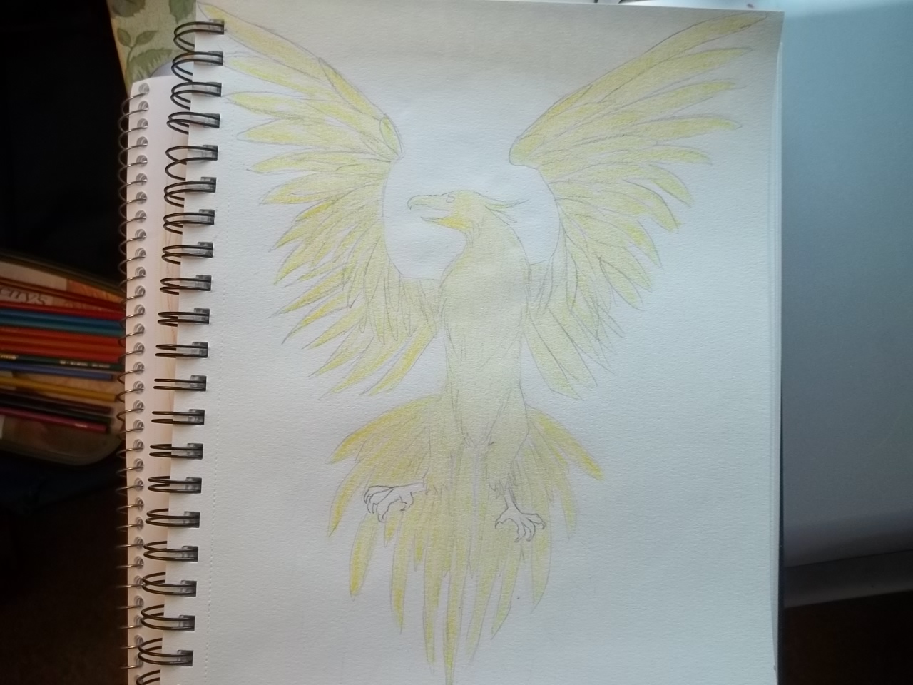 Pen and Ink...and maybe some paint: Building a better phoenix...
