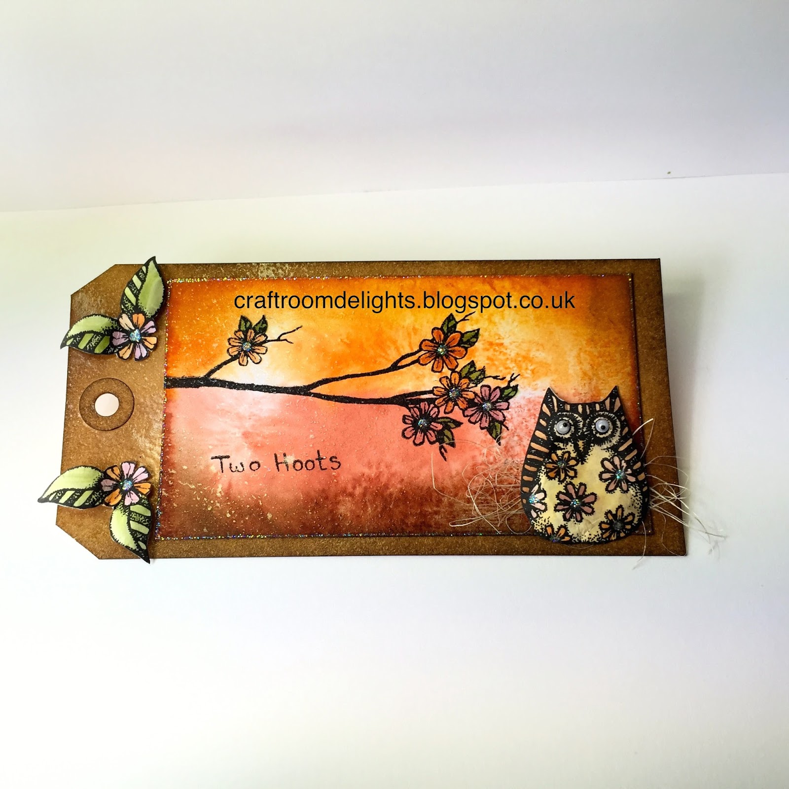 Craft Room Delights by Samantha Wade: Too Hoots Tag, Goosebumps, inks ...