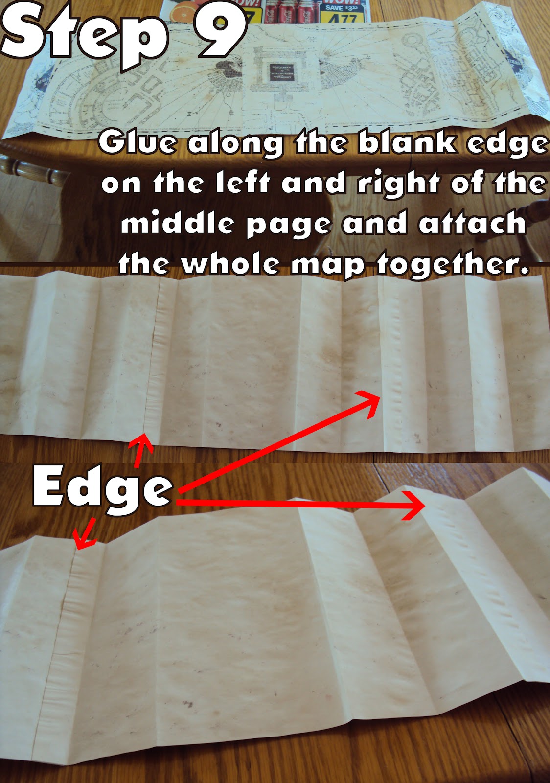 Harry Potter Paraphernalia: Marauder's Map: Inside and Outside