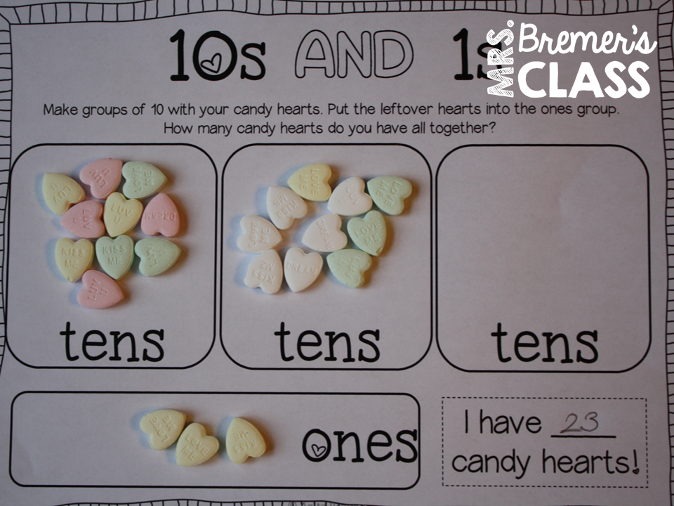 Conversation Heart Math | Mrs. Bremer's Class