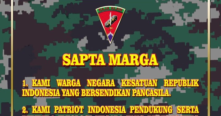 YONIF RAIDER 613/RAJA ALAM: SAPTA MARGA