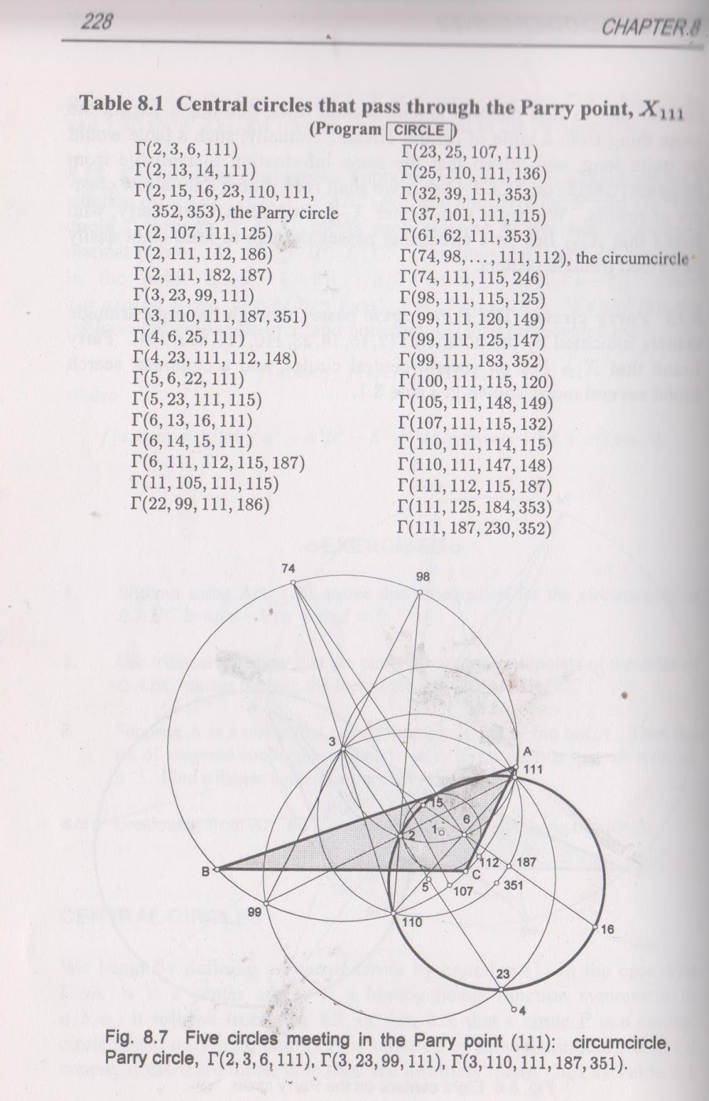 ΜΑΘΗΜΑΤΙΚΑ: TRIANGE CENTRAL CIRCLES