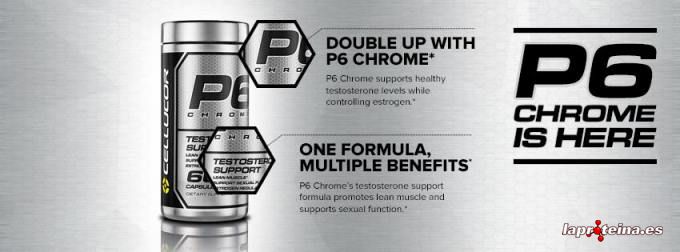 SUPLEMENTOS DEPORTIVOS: P6 CHROME 60 CÁPSULAS