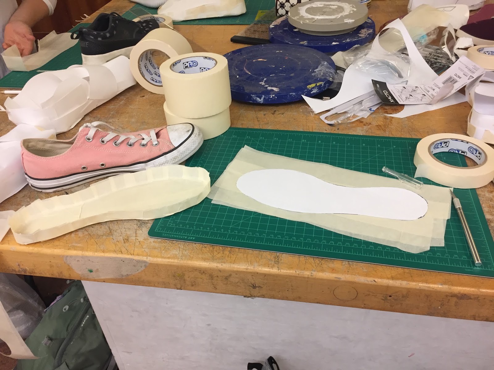 Masking Tape Shoes