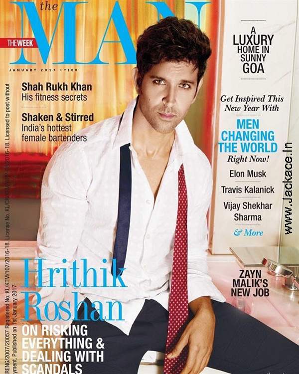 Dashing! Hrithik Roshan On The Cover Of The Man Magazine | Jackace ...
