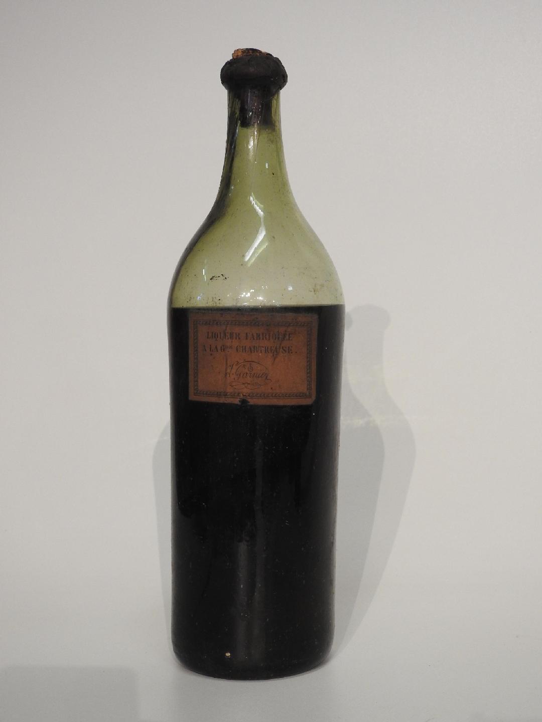 de la chartreuse: Bouteille Chartreuse Jaune 1840-1869