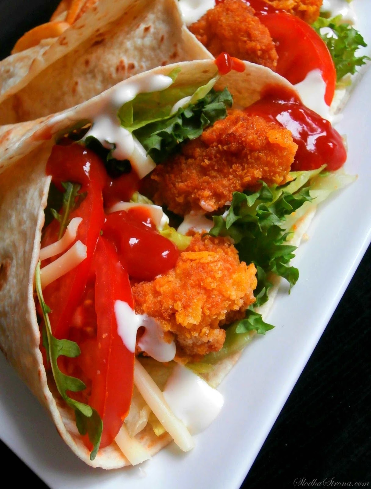 Słodka Strona: Domowy McWrap - Klasyczny Chrupiący Kurczak - jak z ...