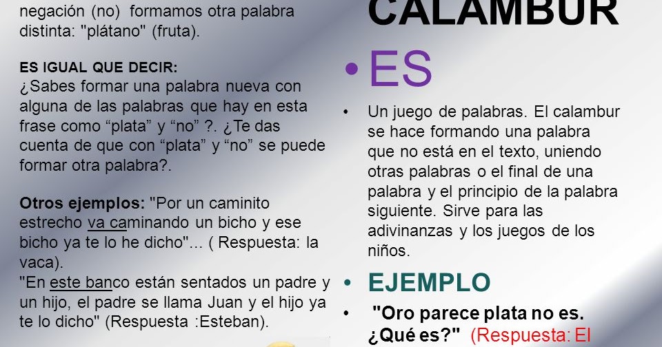 Talleres y Tertulias: RECURSO LITERARIO. Calambur