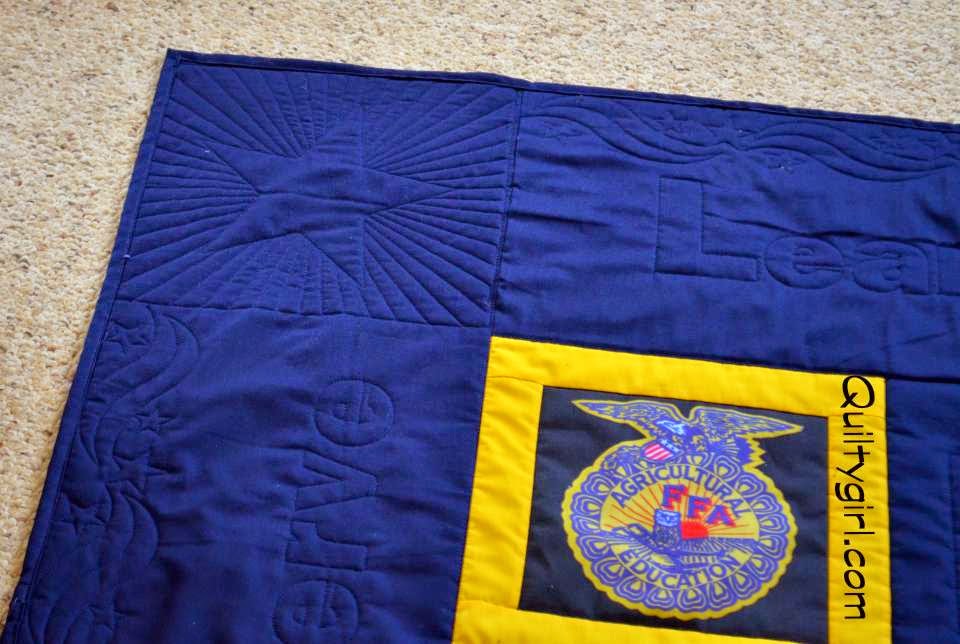Alycia Quilts - Quiltygirl: FFA Quilt