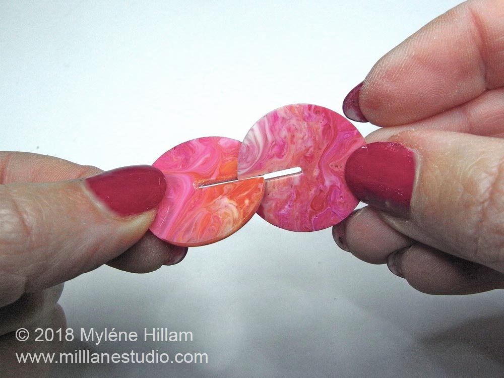 How to Turn Resin Art Overflow into Marbled Orb Earrings | Mill Lane Studio