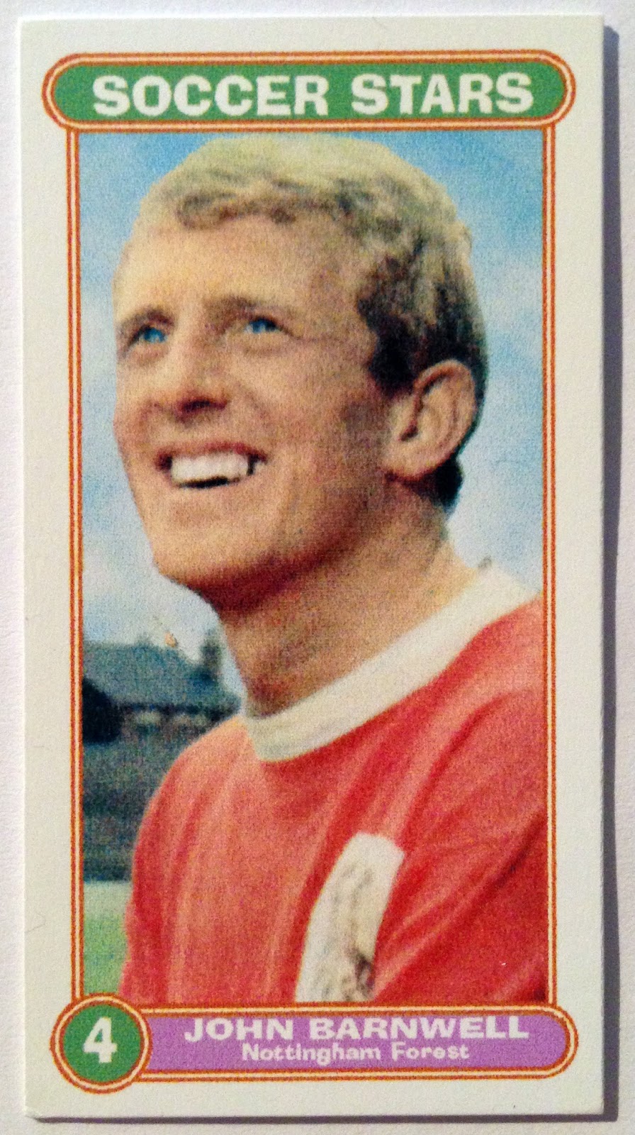 NFFC Cards & Stickers: Jensen Print Soccer Stars 1960s John Barnwell