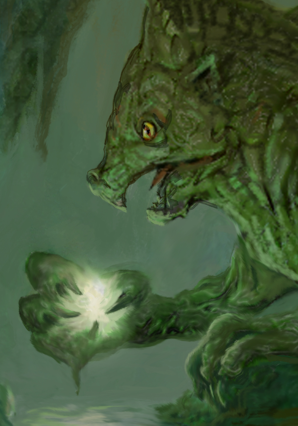 The Happy Brush: More cave monster,