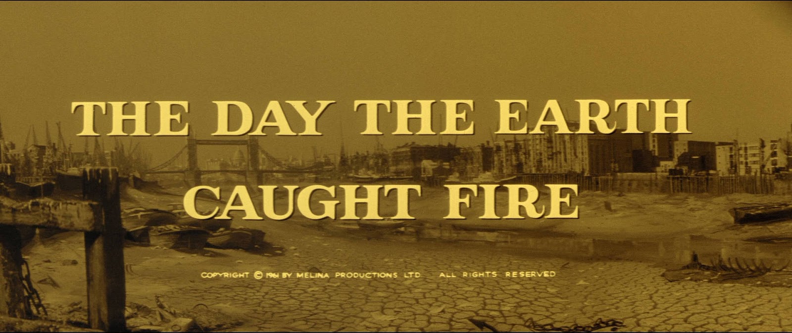 Accidental Enlightenment: THE DAY THE EARTH CAUGHT FIRE (1961)