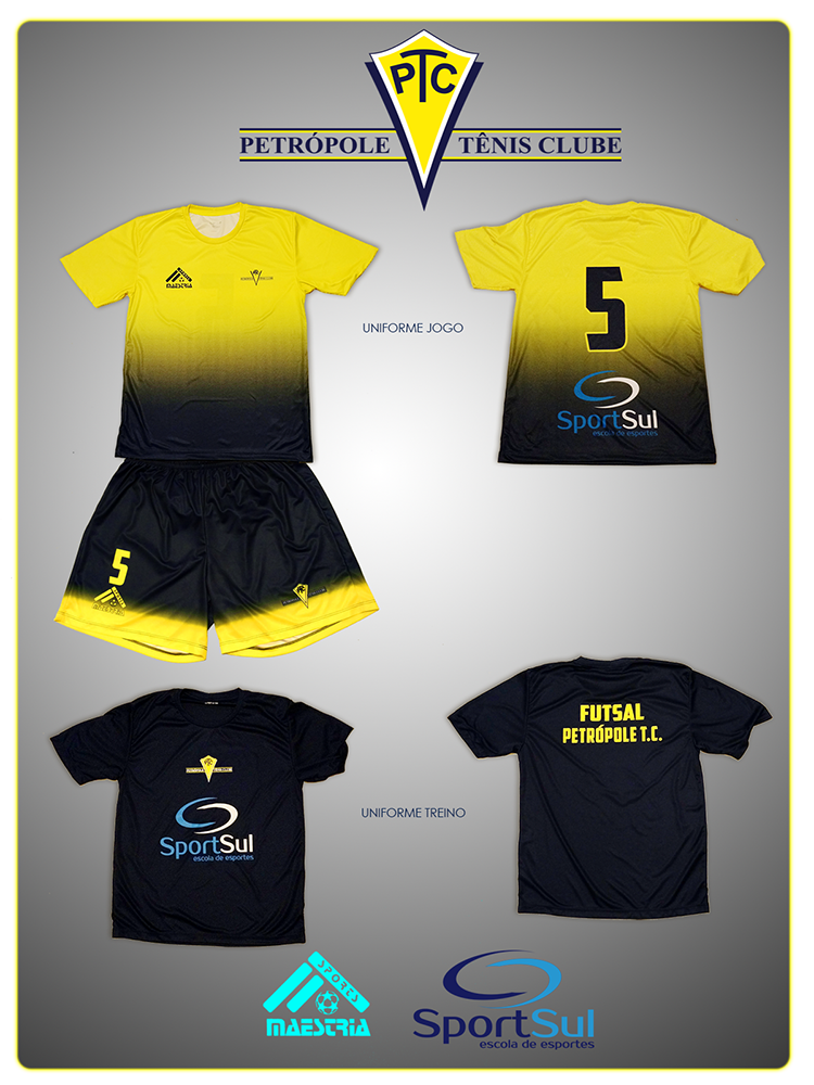 Futebol PTC: PETRÓPOLE APRESENTA NOVOS UNIFORMES