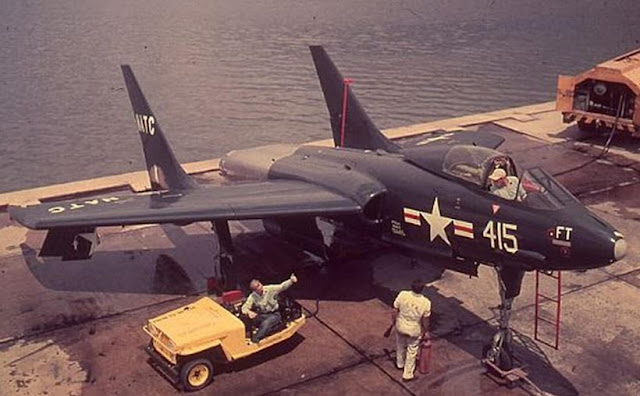 Just A Car Guy: Yellow gear 3 wheel "Jet Starter Jeep" assisting with a ...