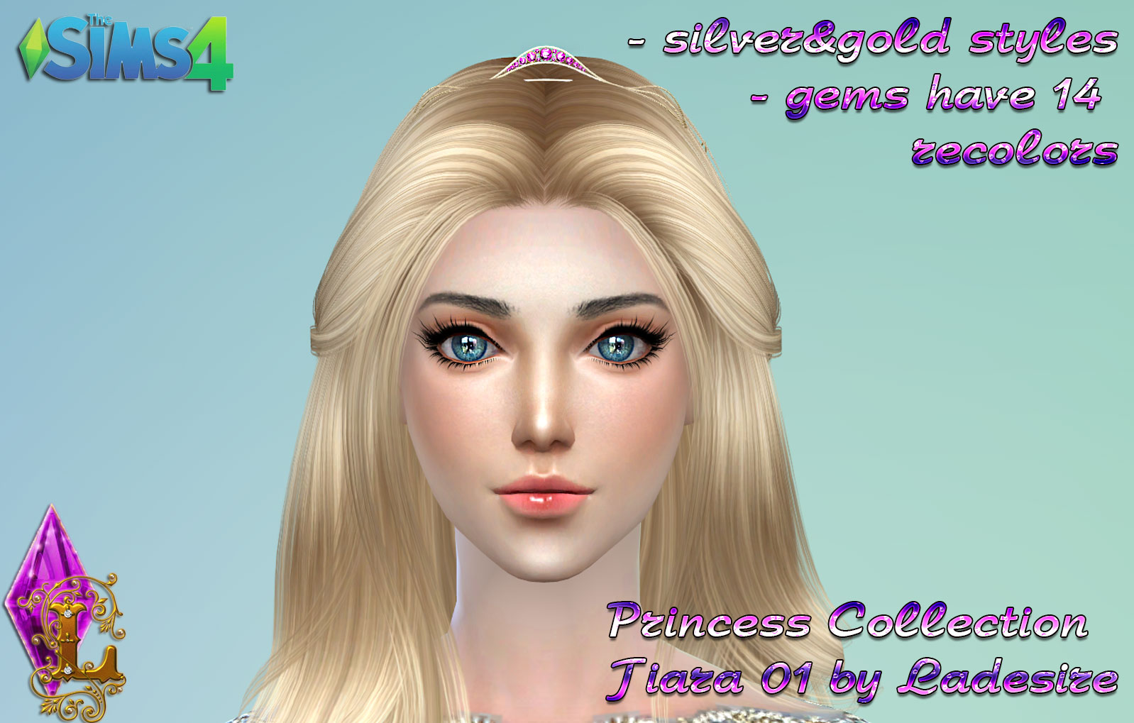 Ladesire's creative corner): TS4 - Princess Collection Tiara 01 by Ladesire