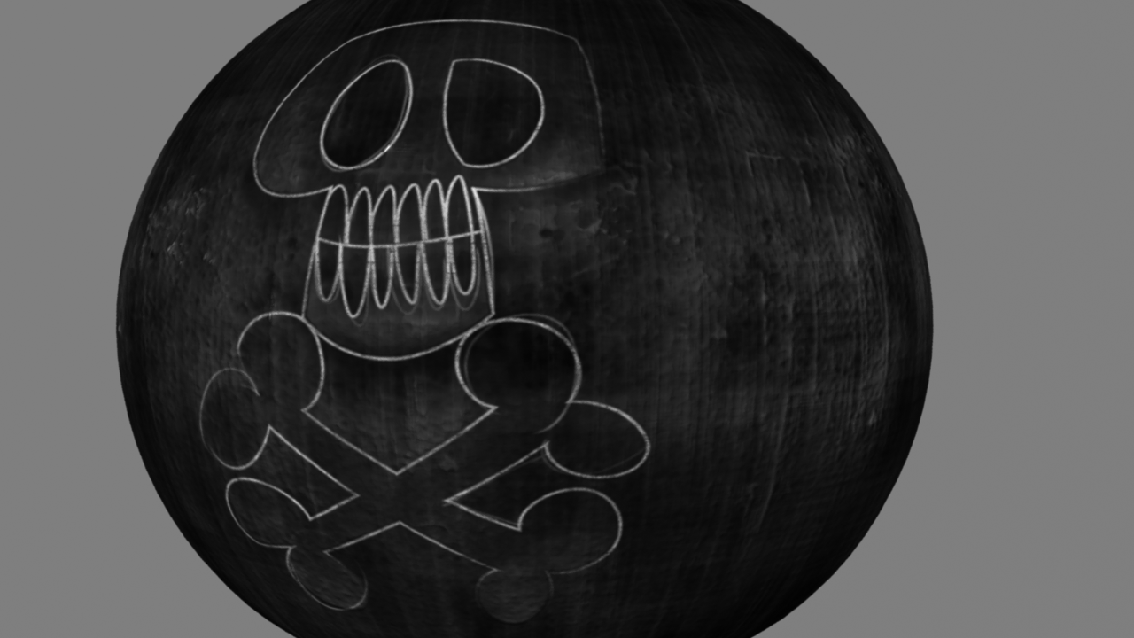 Ben Hudson's Animation Blog: 'Black Circular Bomb' Texture Design