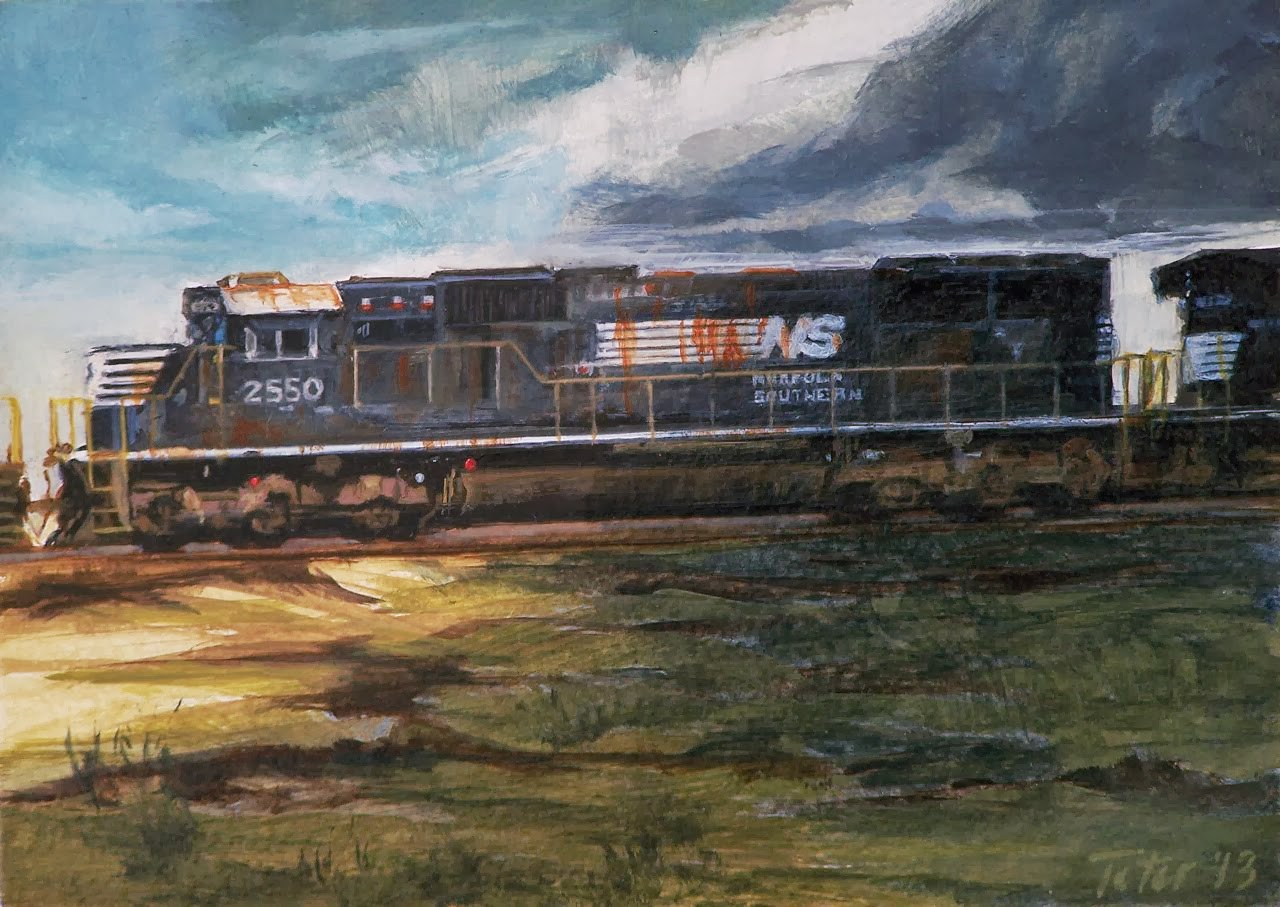 Avid Art: Series - Locomotive - Norfolk Southern 2550