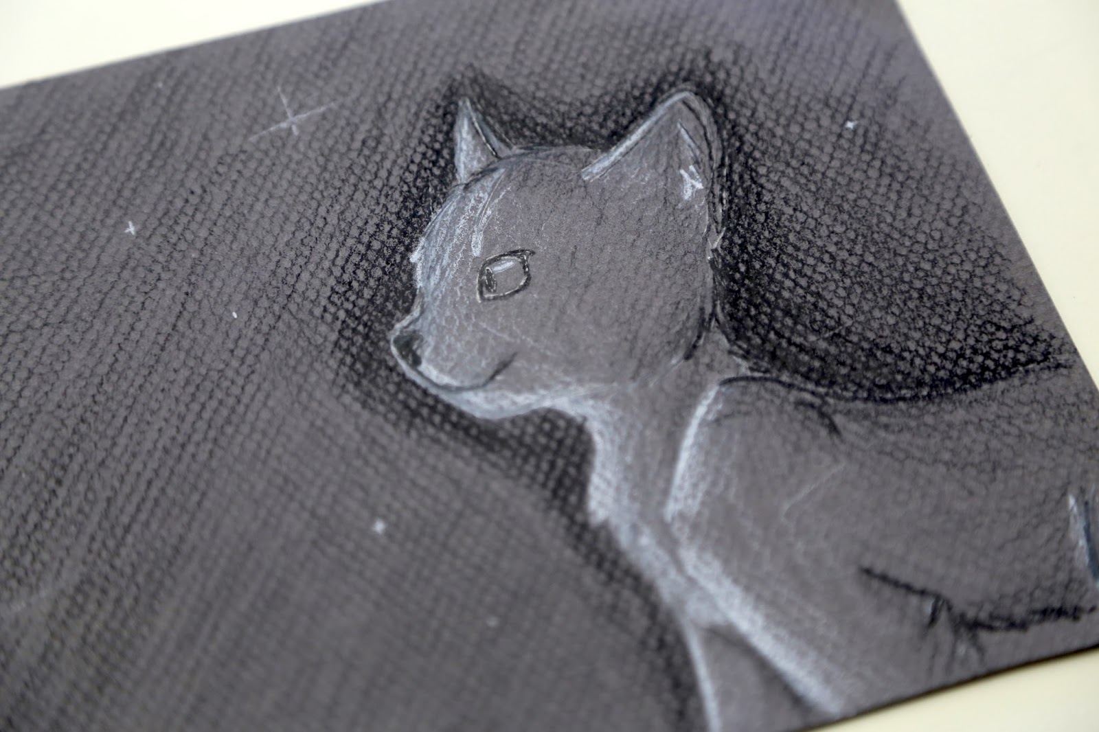 Grauer Art: Toned Paper Drawing, H.S. Art