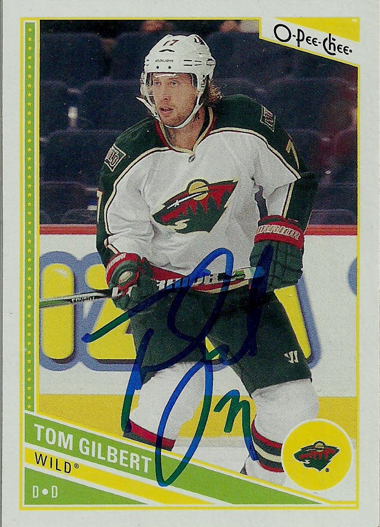 Hell's Valuable Collectibles: Tom Gilbert: Two Autographed Cards