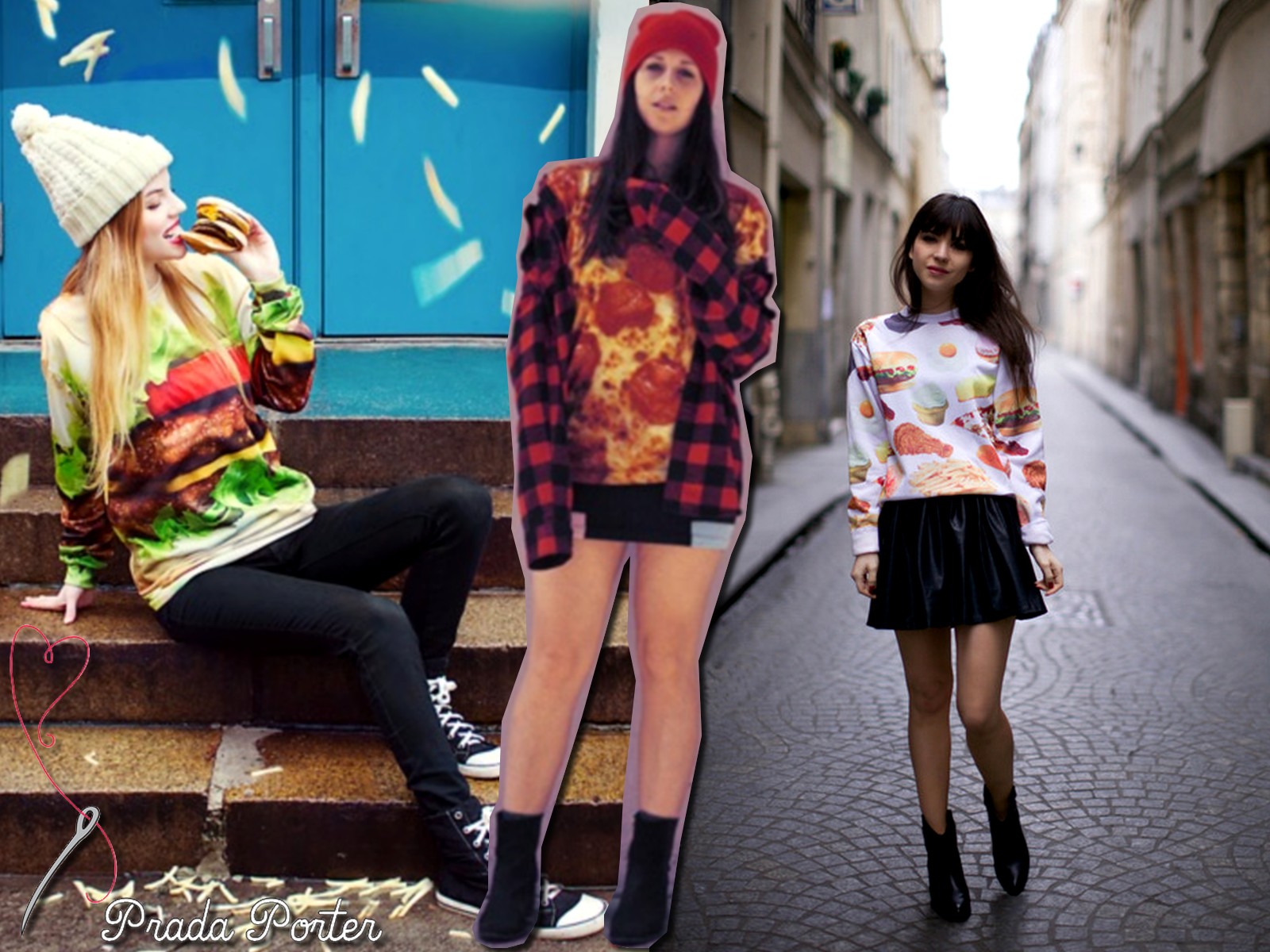 A estampa da vez: Fast Food - Prada Porter