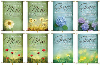 Renewal in Spring Banners from PraiseBanners