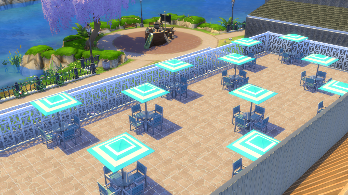 Cafe Design Idea For The Sims 4