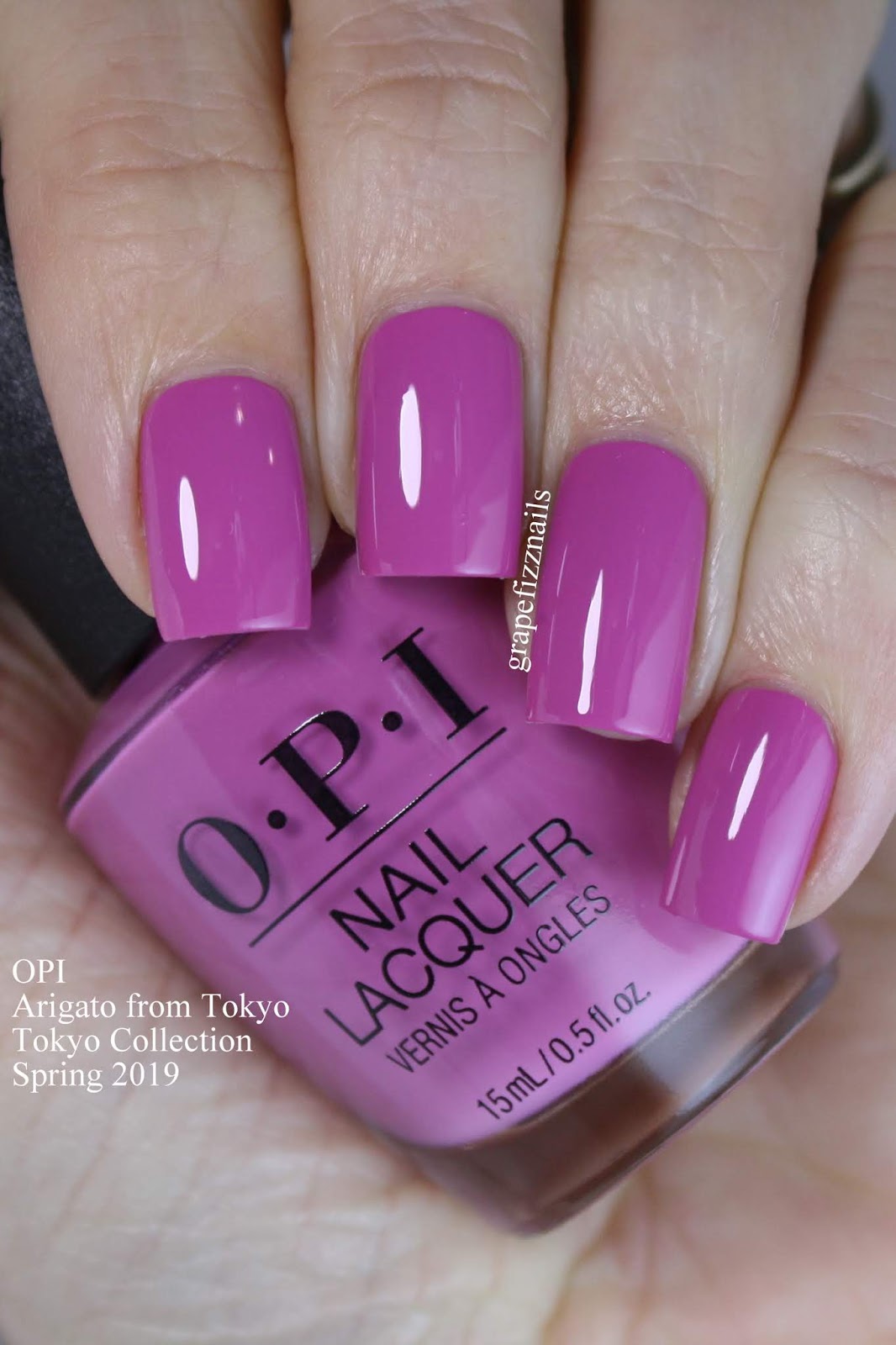 Grape Fizz Nails: OPI Tokyo Collection Spring 2019, Swatches and Review