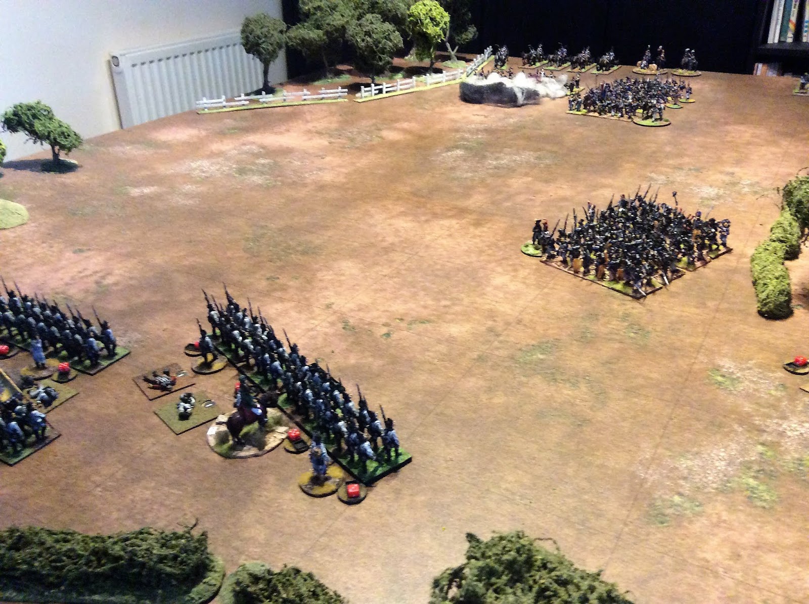 The Northumbrian Wargamer.: Column vs line, Sharp practice 2