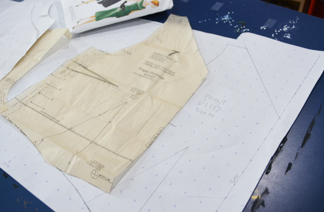 The Closet Historian: How to Make a Bodice Block Pattern from Your ...