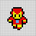 piq - pixel art | "Iron Man Mark XLIII !" [100x100 pixel] by Kidkinobi ...
