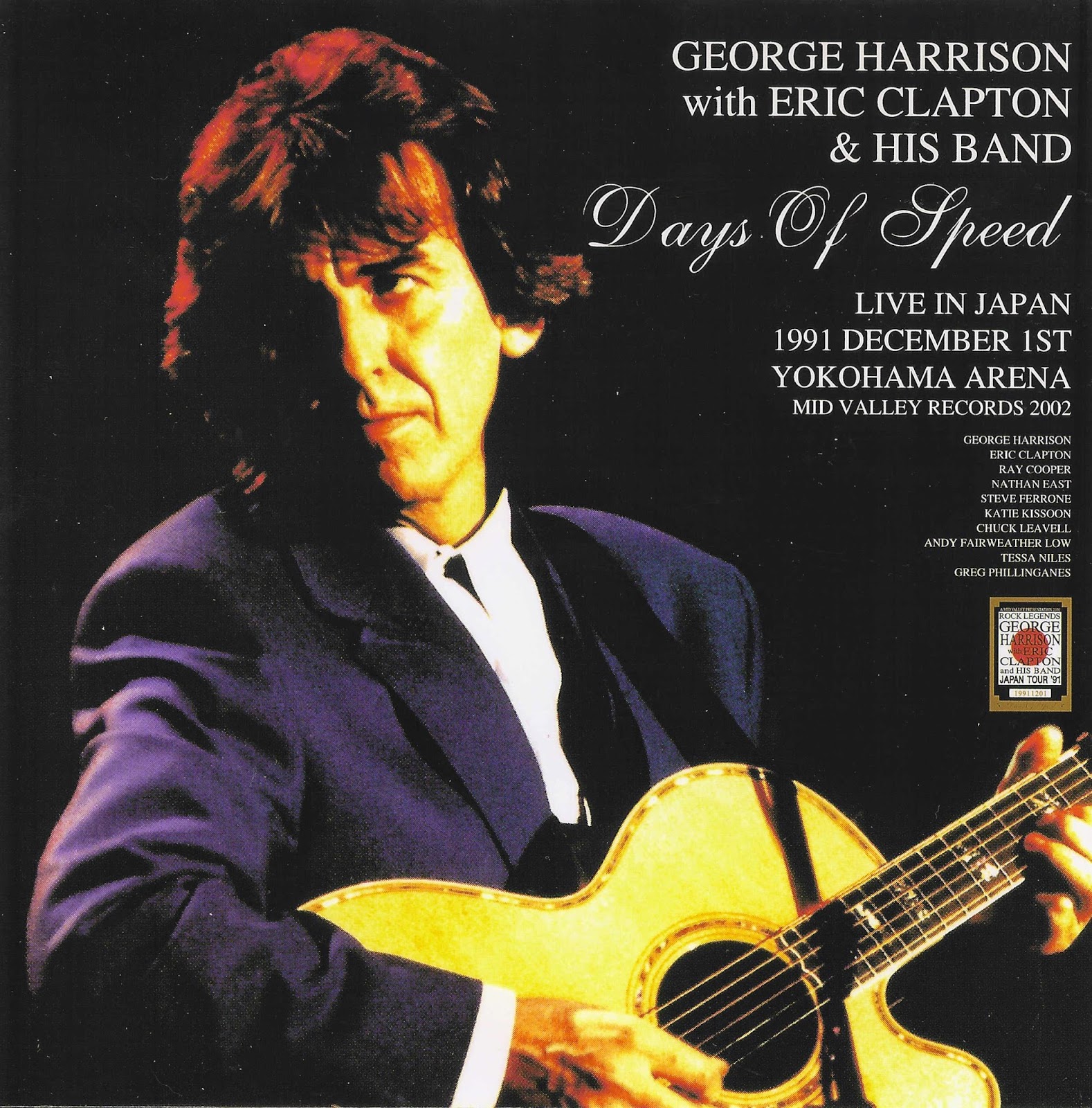 World Of BOOTLEGS: BOOTLEG : George Harrison & Eric Clapton - Yokohama ...