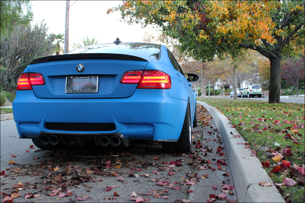Matte Fanatic: 420-bhp under the hood of this amazing Matte blue BMW M3 ...
