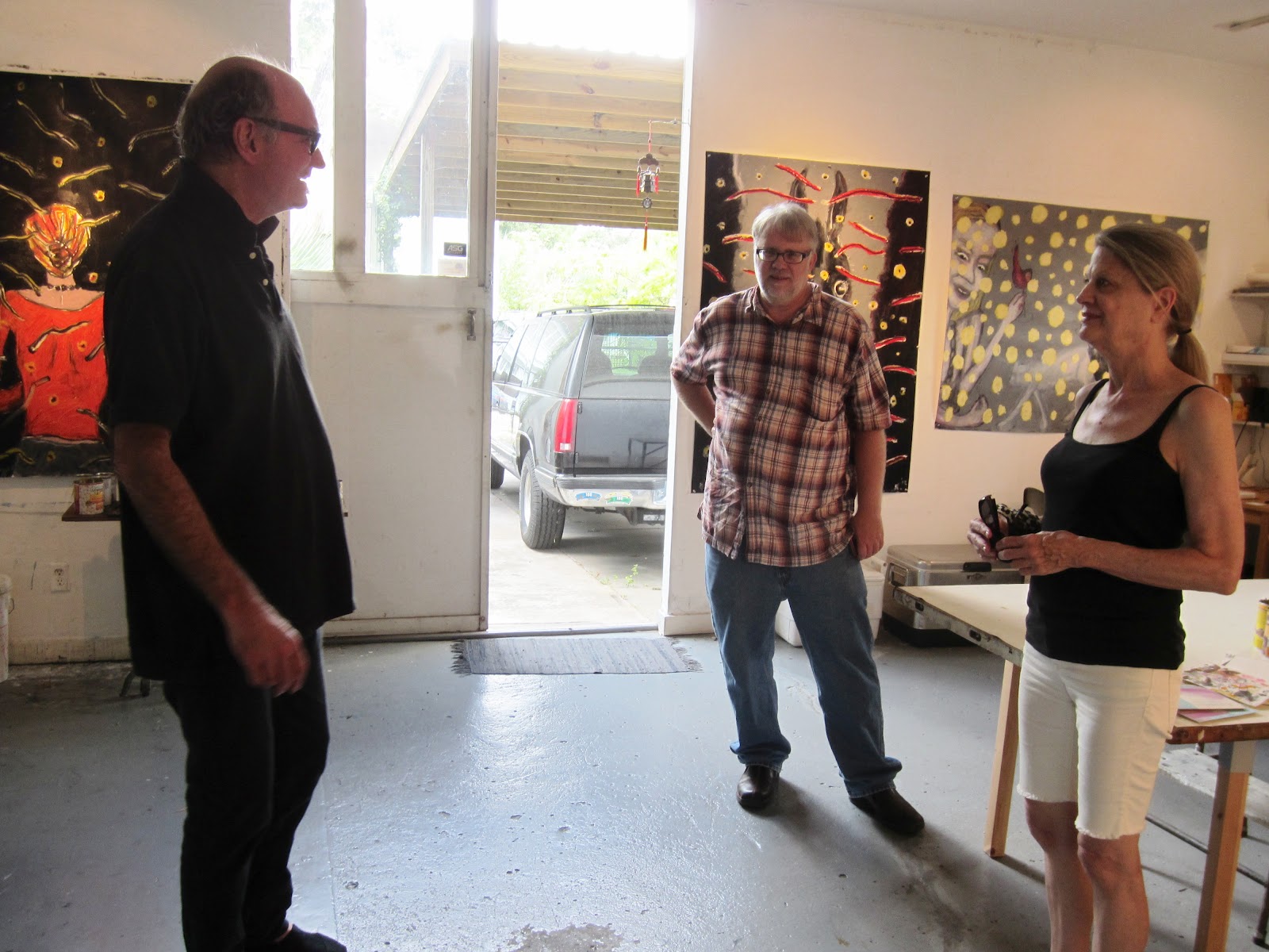 art : Frank X Tolbert and Ann Stautberg studio visit