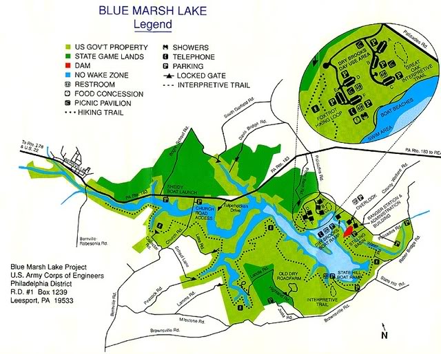 Welcome To Blue Mountain Road: Blue Marsh Lake, Berks County, PA