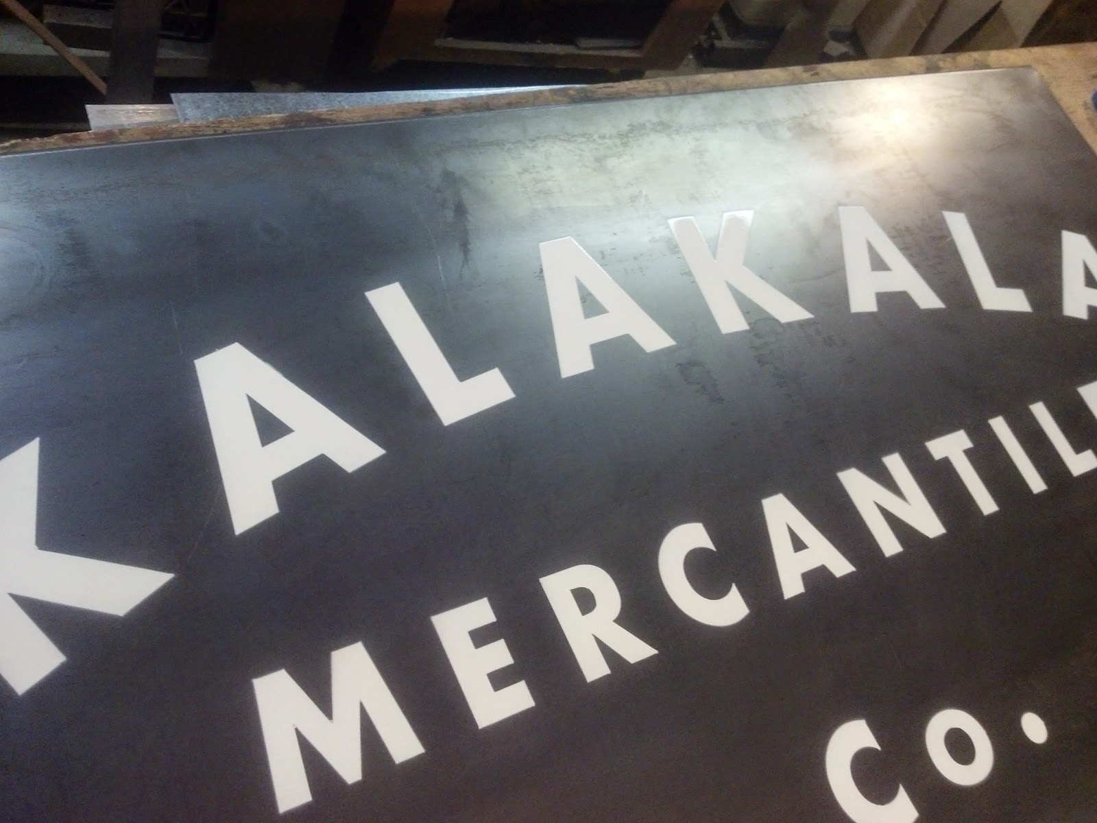 HEAVY METAL WORKS: KALAKALA ENTRY SIGNAGE
