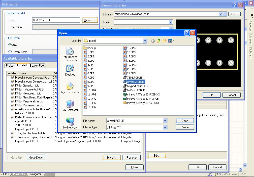 Technologination: Tutorial Desain PCB dengan Protel DXP 2004 (make own ...