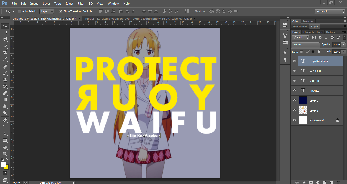 CARA MEMBUAT PROTECT YOUR WAIFU - YOGYAKARTA TUTORIAL