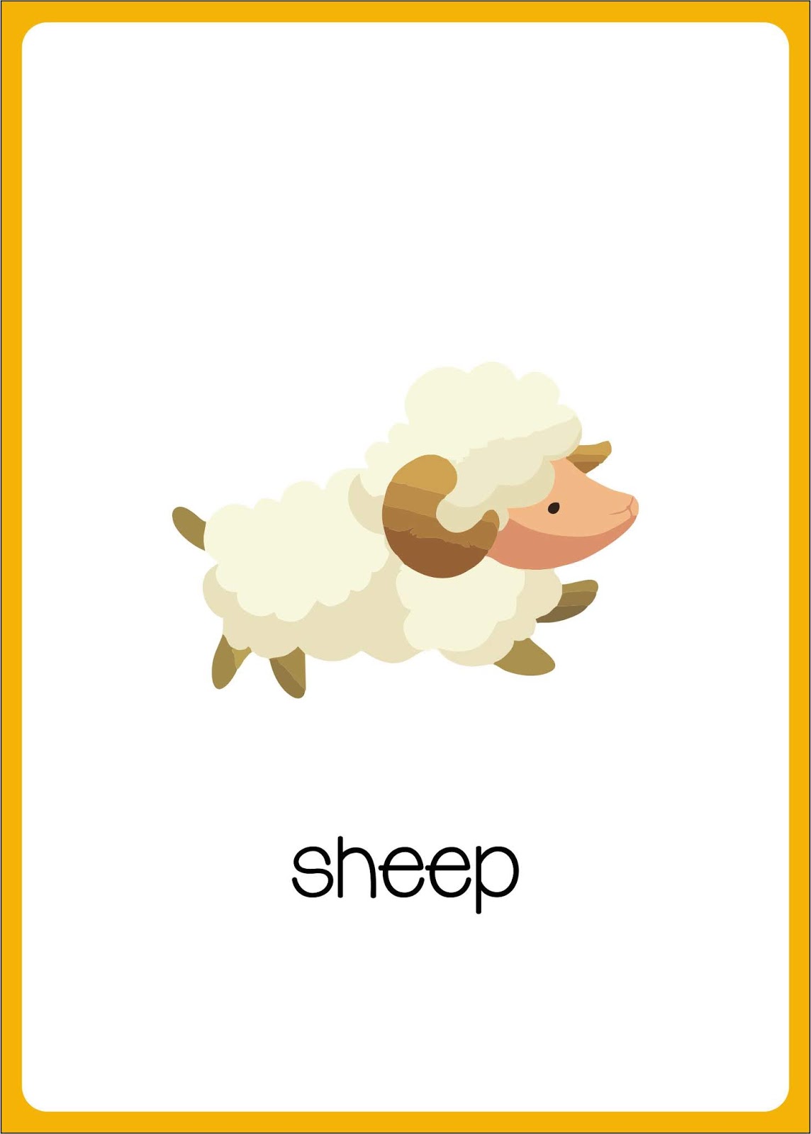 ANIMAL FLASHCARDS - BABY FIRST WORDS