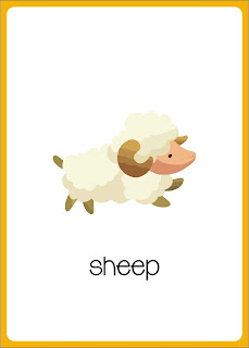 ANIMAL FLASHCARDS - BABY FIRST WORDS