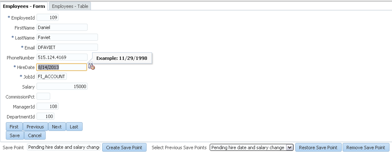 Andrej Baranovskij Blog: ADF Controller Save Points - Save For Later ...